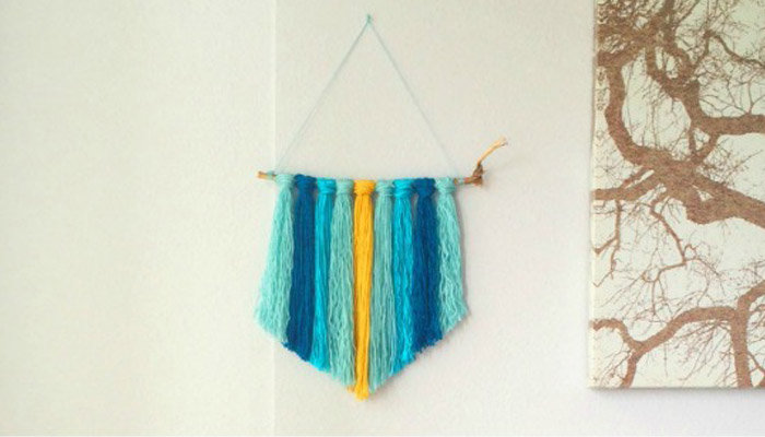 DIY Yarn Pendant Banner | Wayfair
