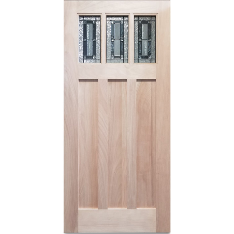CreativeEntryways Unfinished Wood Slab Front Entry Door | Wayfair