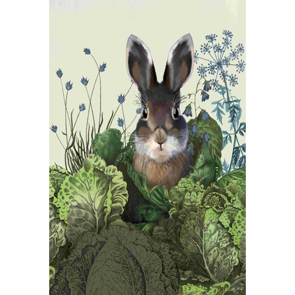 Rosalind Wheeler Cabbage Patch Rabbit 4 by - Wrapped Canvas Painting ...