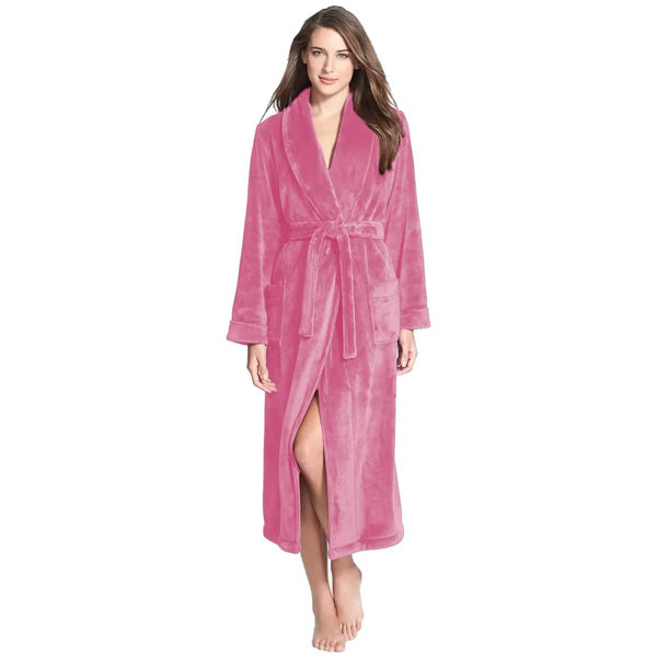 Canadian Linen Flannel Bathrobe - Wayfair Canada