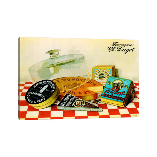 Vintage Cheese Fromage Print | Wayfair.co.uk