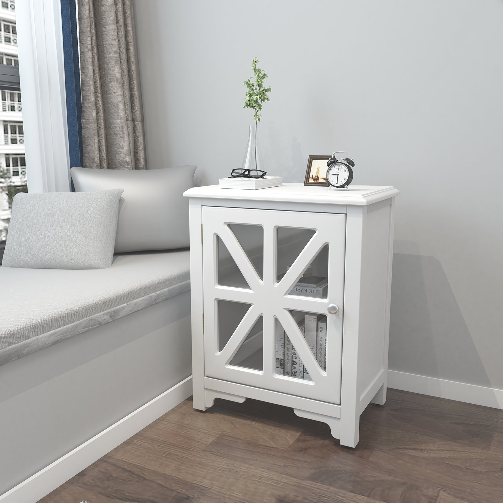 Red Barrel Studio® Glema Solid Wood Nightstand & Reviews | Wayfair