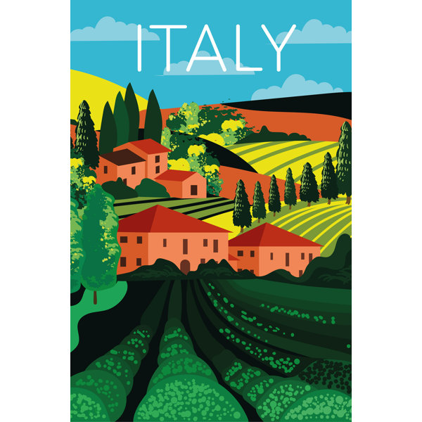Winston Porter Pervin Italian Country Landscape by - Wrapped Canvas ...