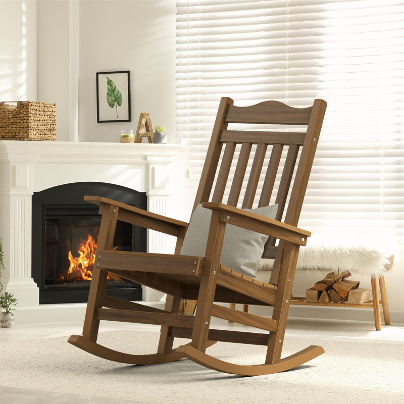 Lark Manor Allamon Outdoor Rocking Chair & Reviews | Wayfair