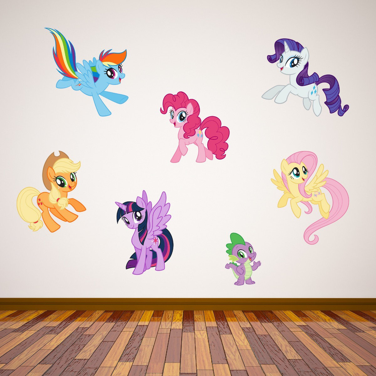 My Little Pony 7 Piece My Little PonyWall Sticker Set | Wayfair.co.uk
