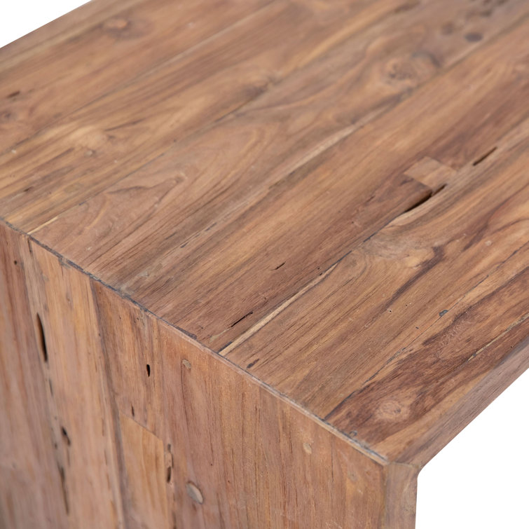 Dovetail Furniture Chilton 60-Inch Rectangular Reclaimed Teak Waterfall ...