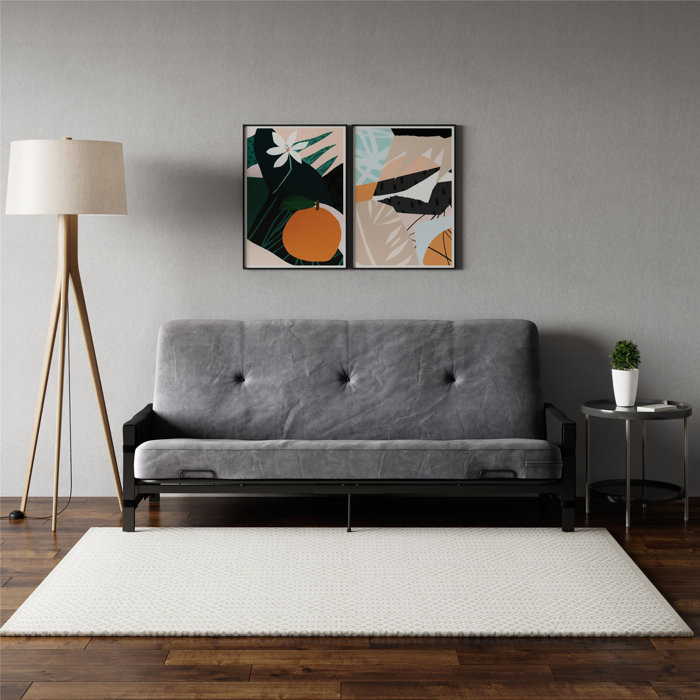 The Twillery Co.® Maywood Full 76'' Wide Futon Frame & Reviews | Wayfair