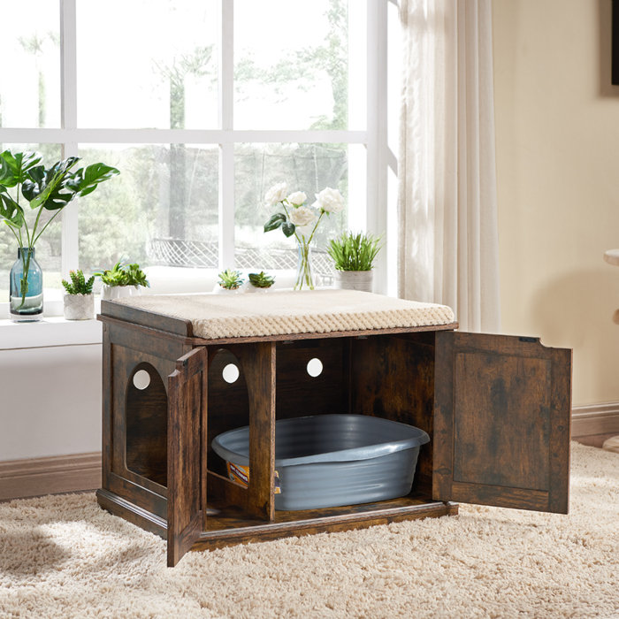 Tucker Murphy Pet™ Litter Box Enclosure & Reviews | Wayfair