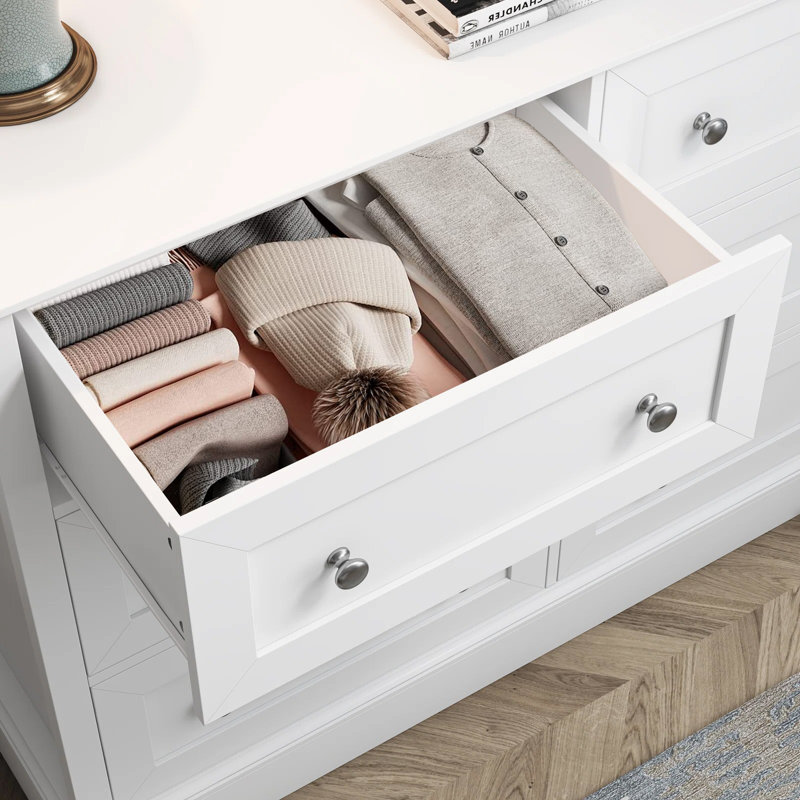 Lark Manor Alizai 6 Drawer 47.2" W Double Dresser & Reviews | Wayfair