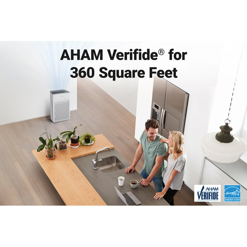 Winix AM90 4-Stage True HEPA Air Purifier with Washable AOC Carbon ...