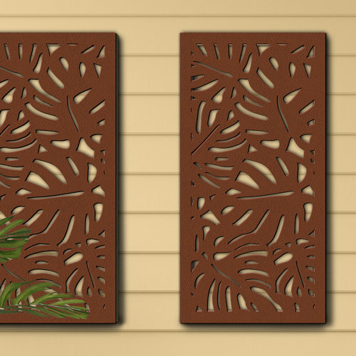 DESIGN-VU Tropics Decorative Privacy Panel | Wayfair