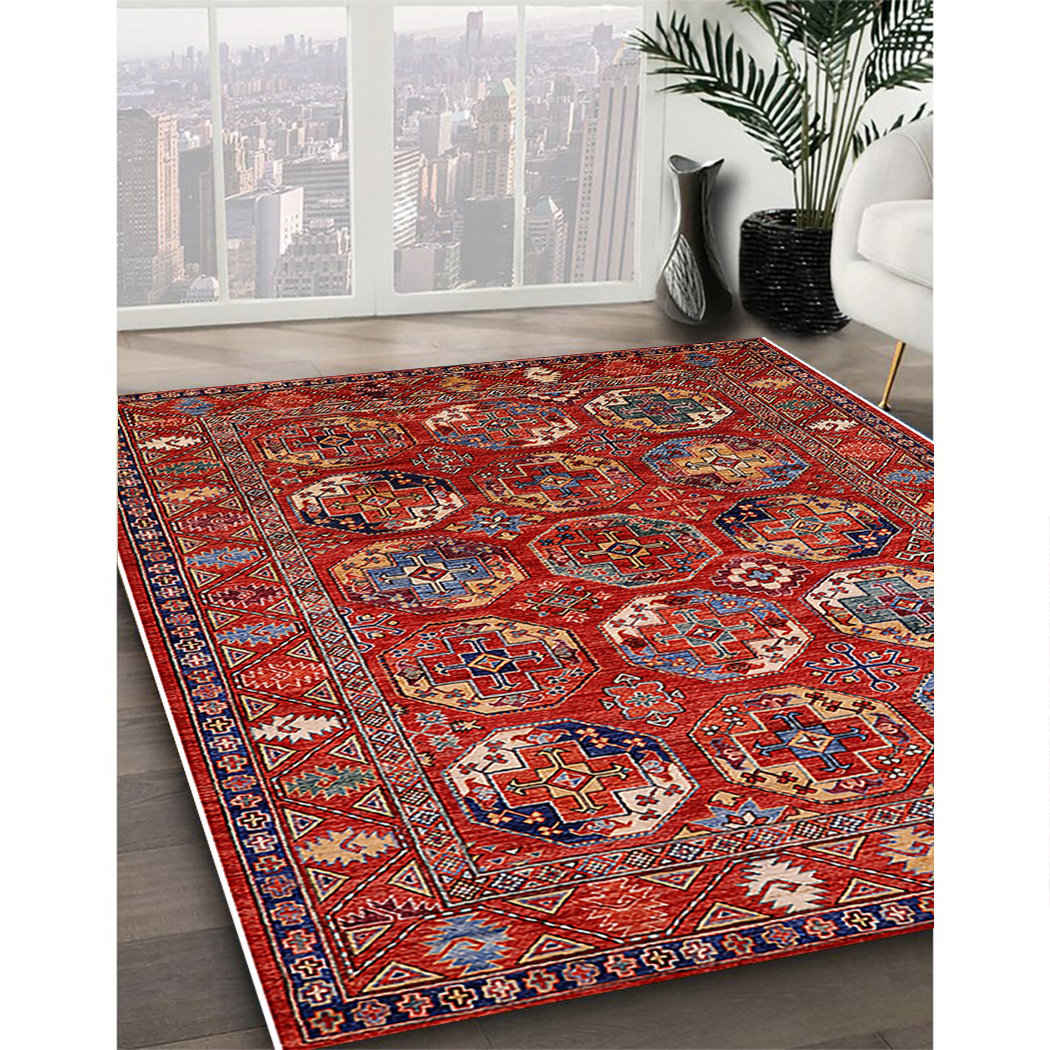 Bungalow Rose Red Rug | Wayfair