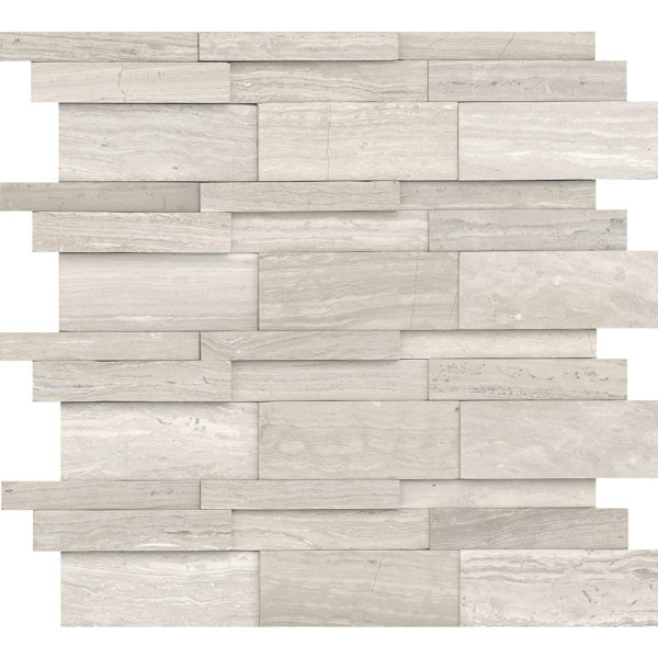 Emser Tile Metro Random Sized Limestone Mosaic Tile | Wayfair