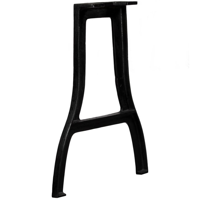 Symple Stuff Stian A-Frame Cast Iron Dining Table Leg | Wayfair