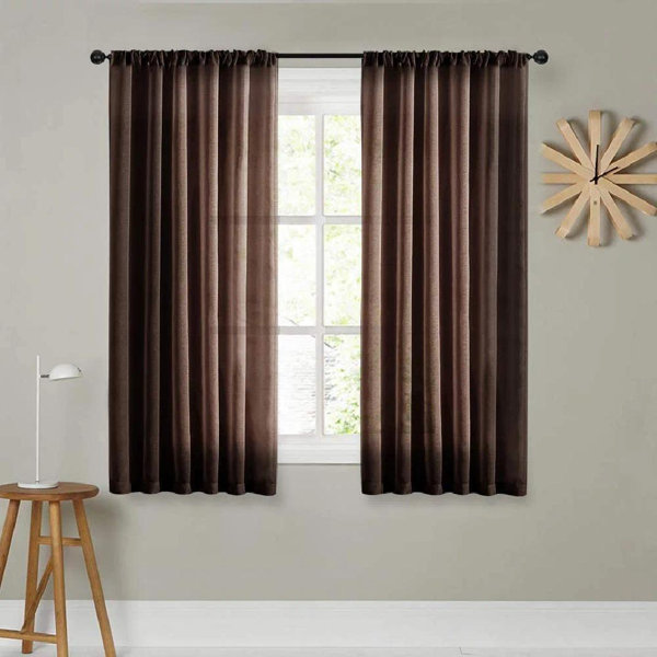 Rosalind Wheeler Arlaina Polyester Sheer Sliding Panel Pair | Wayfair