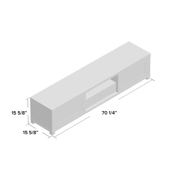 Latitude Run® Orrville TV Stand for TVs up to 78" & Reviews | Wayfair