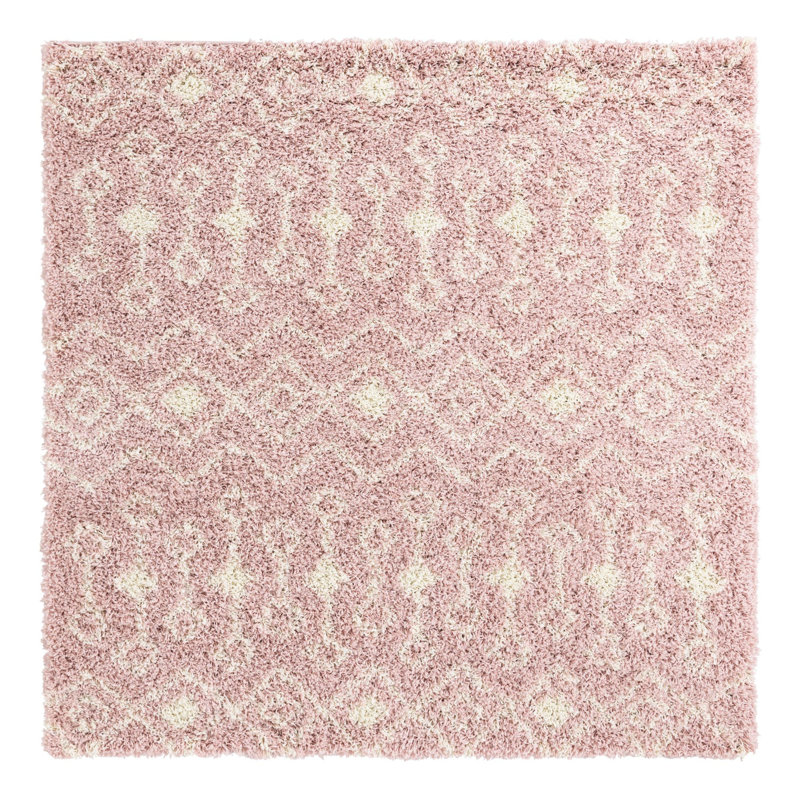 Langley Street Griego Performance Light Pink Rug & Reviews | Wayfair