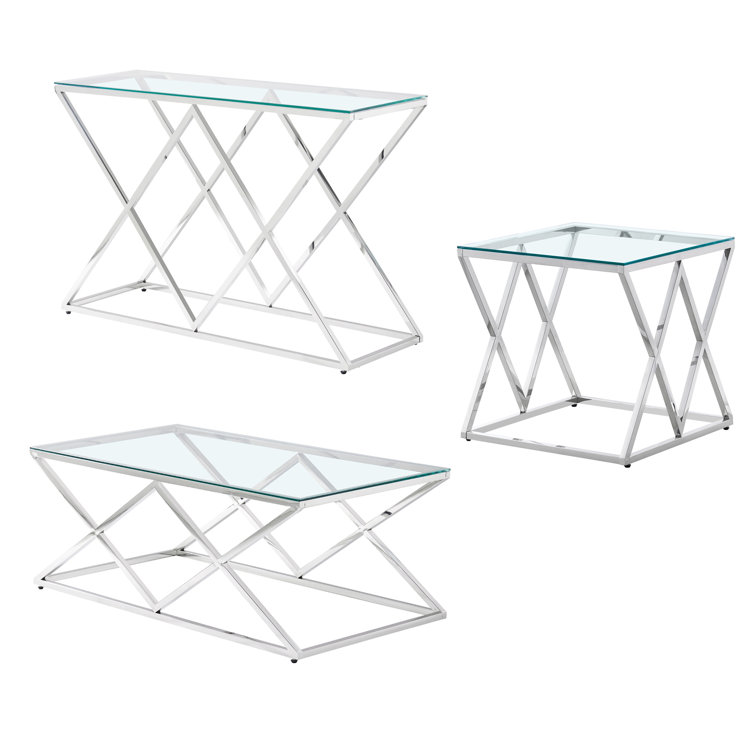 Charles Jacobs 3 Piece Coffee Table Set | Wayfair.co.uk