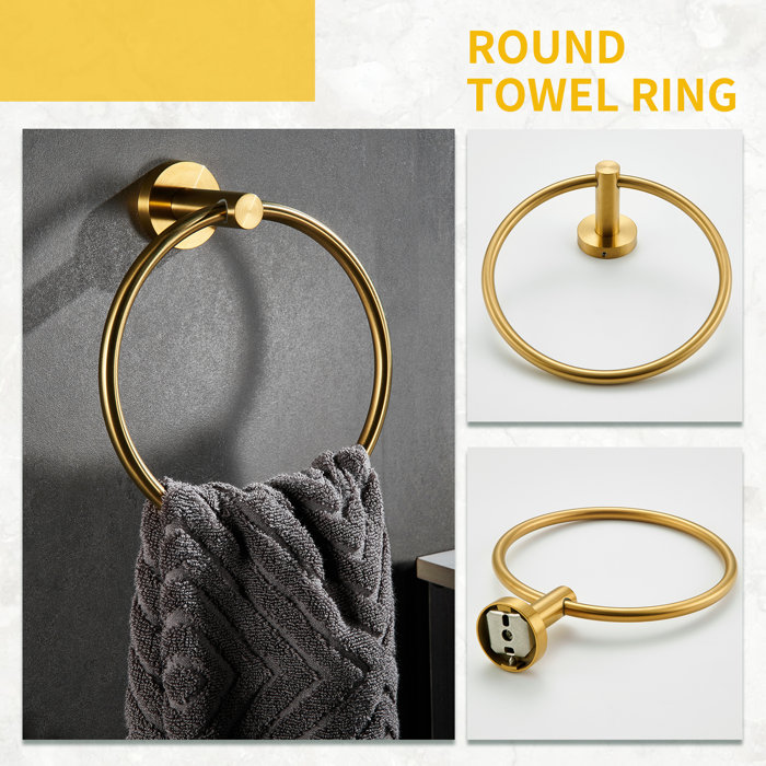 AngleSimple 4 - Piece Bathroom Hardware Set & Reviews | Wayfair