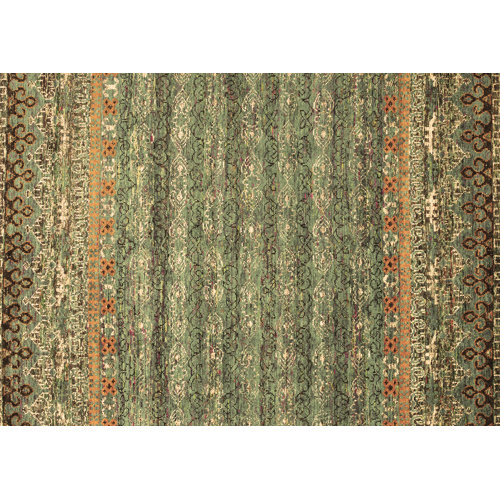 Bungalow Rose Brown/Green Rug | Wayfair