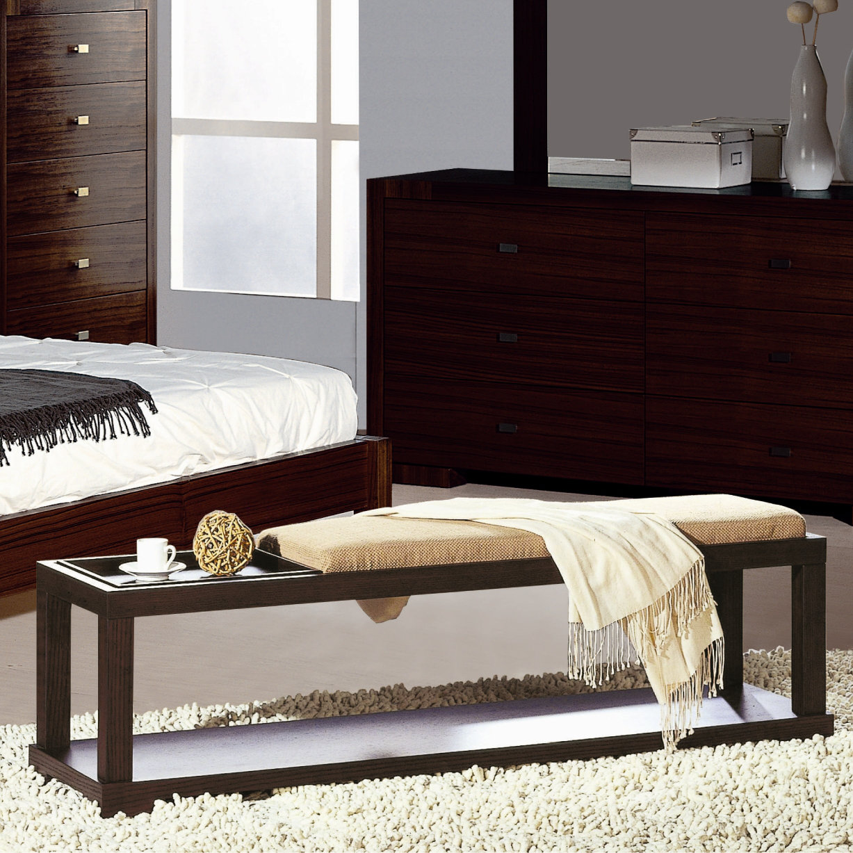 Hokku Designs Parson Wood Bench | Wayfair