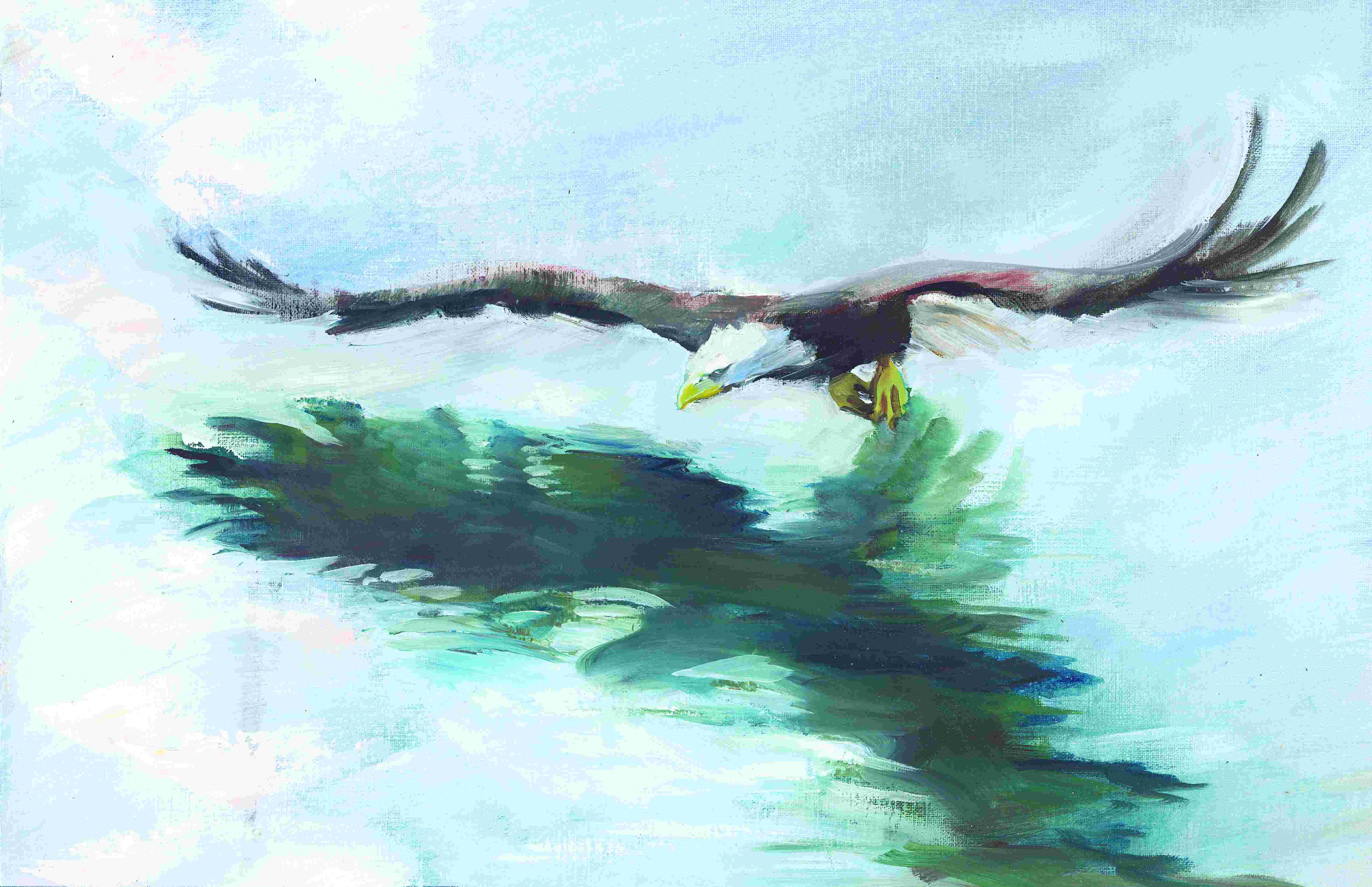 Millwood Pines Bald Eagle - Wrapped Canvas Painting | Wayfair