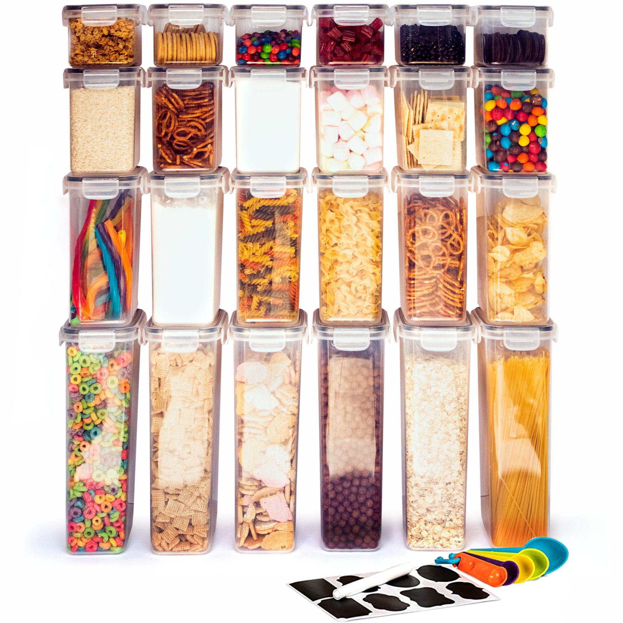 Cheer Collection 24 Container Food Storage Set | Wayfair