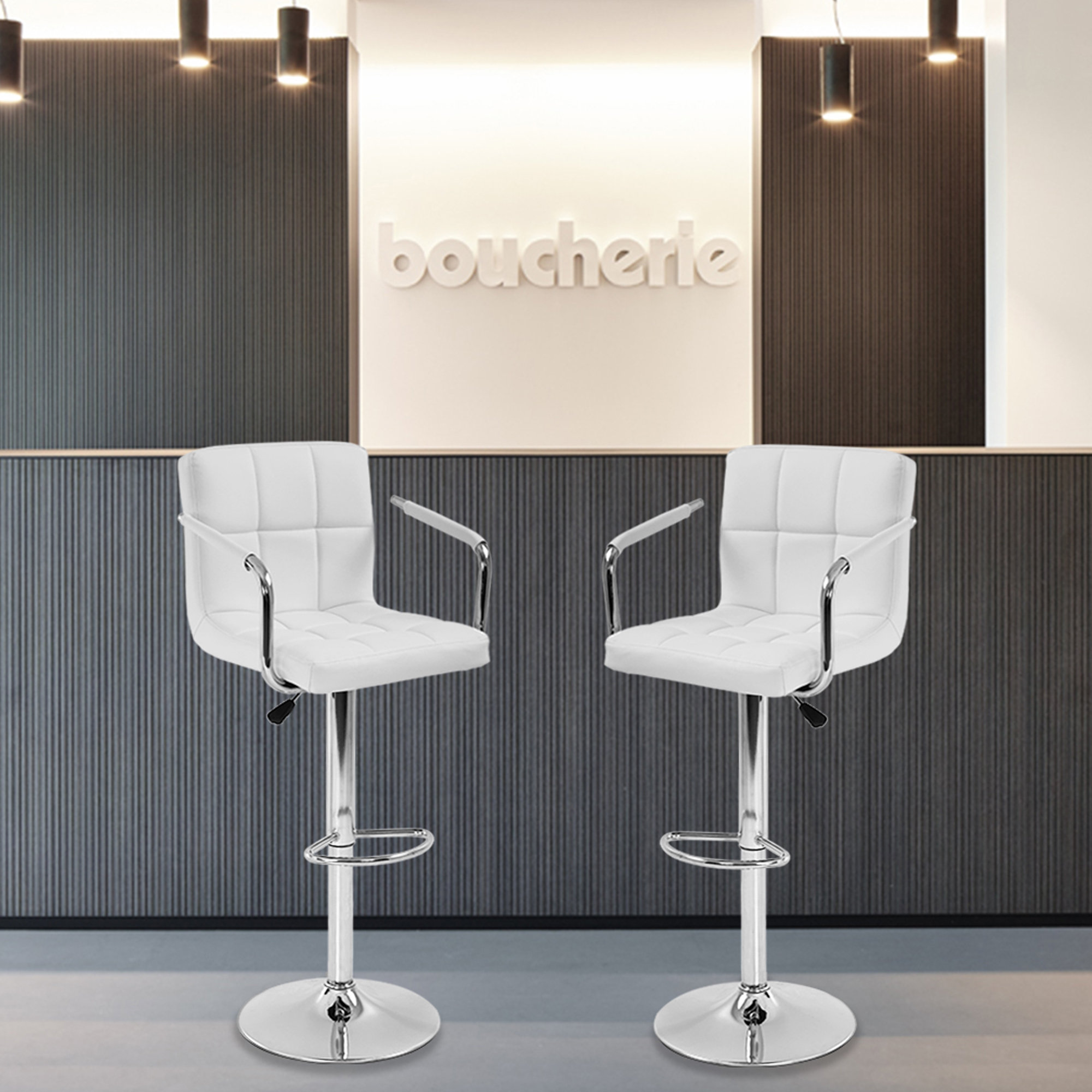 Ivy Bronx Tali Swivel Adjustable Height Stool & Reviews | Wayfair