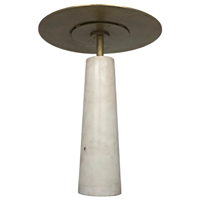 Noir Hotaru Round End Table | Perigold