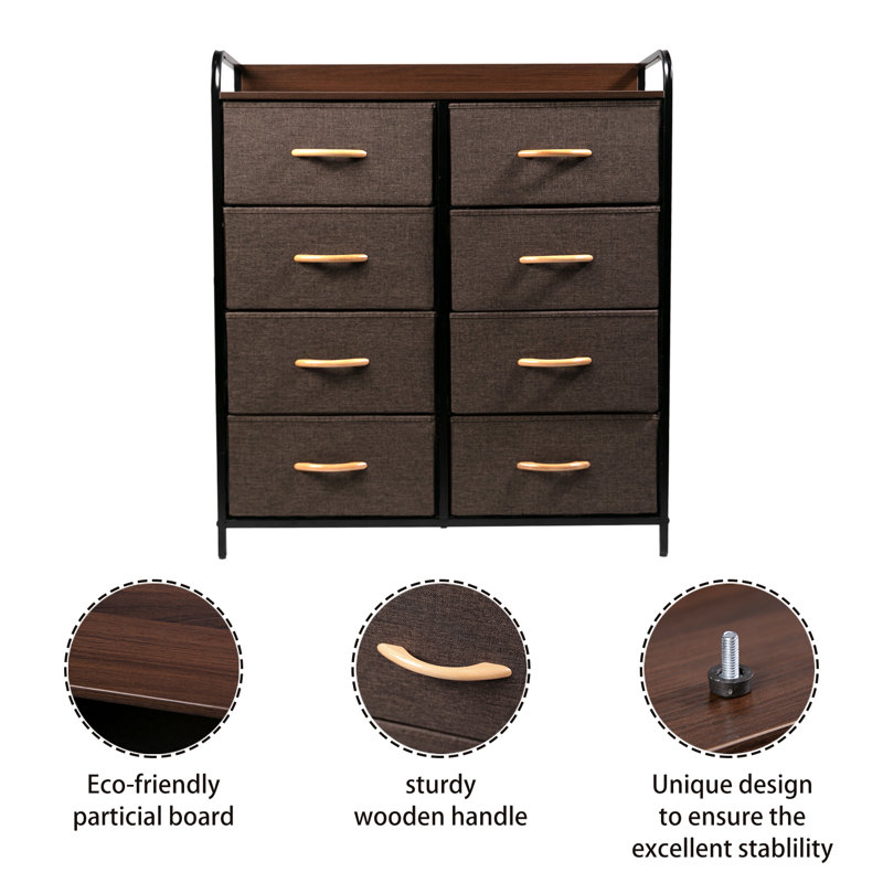 Rebrilliant 8 Drawer Storage Chest & Reviews | Wayfair
