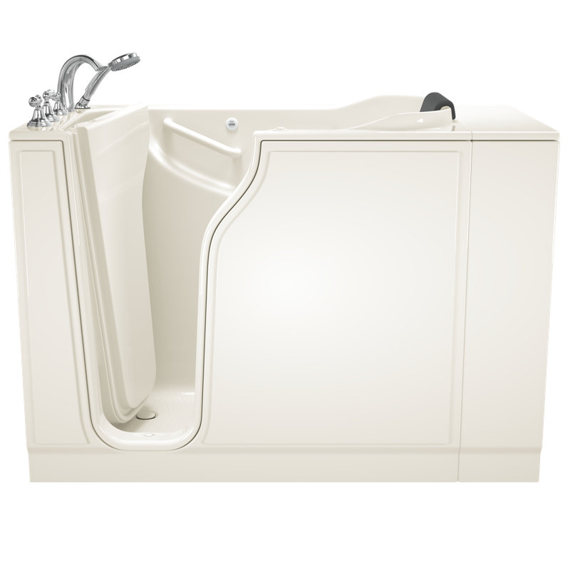 American Standard 51.5'' x 29.75'' Walk-in Air Fiberglass Bathtub with ...