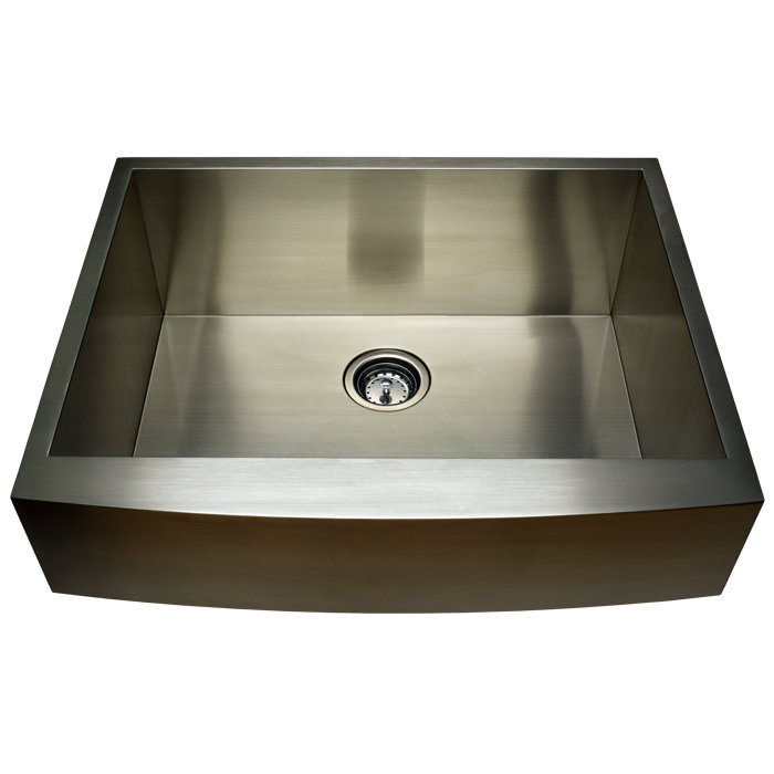 Alpha International Retrofit 27" L x 22" W Farmhouse/Apron Kitchen Sink ...
