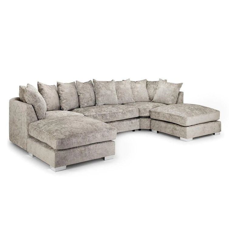 Ebern Designs Harkleroad 5 - Piece Upholstered Corner Sofa | Wayfair.co.uk