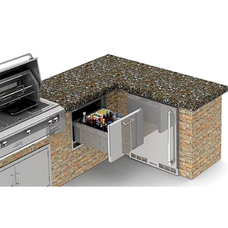 Alfresco 26 Inch Undercounter Ice Drawer | Wayfair