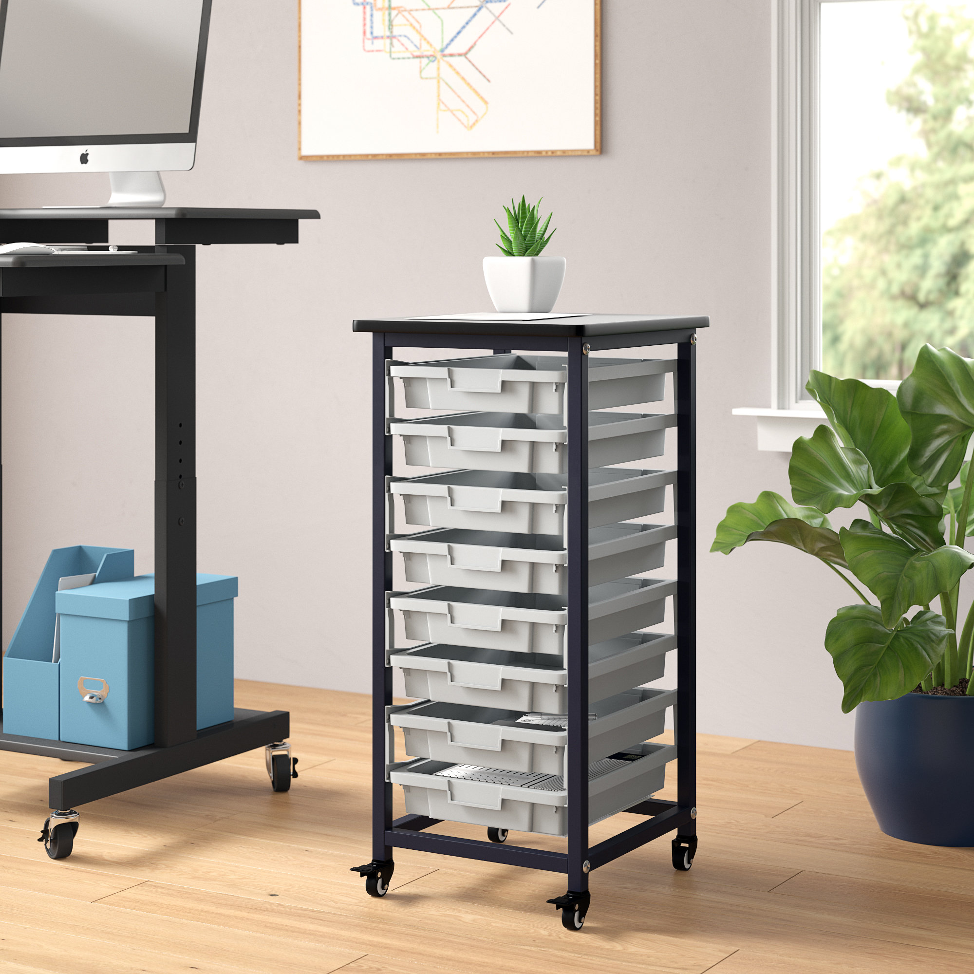 Rebrilliant Garnett 8-Drawer Storage Chest & Reviews | Wayfair