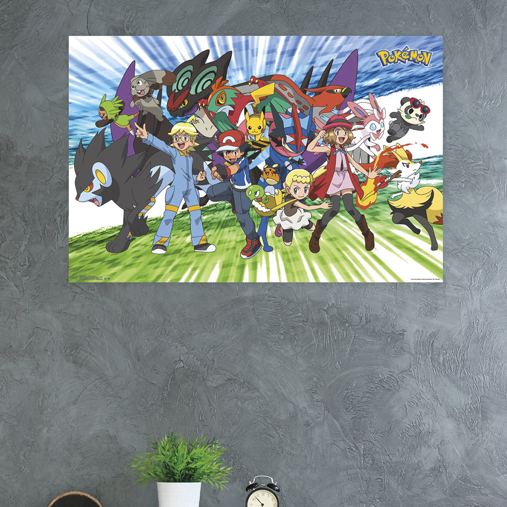 Trends International Pokémon - Traveling Party Paper Print | Wayfair