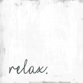 Trinx Relax in Cursive Wall Décor | Wayfair