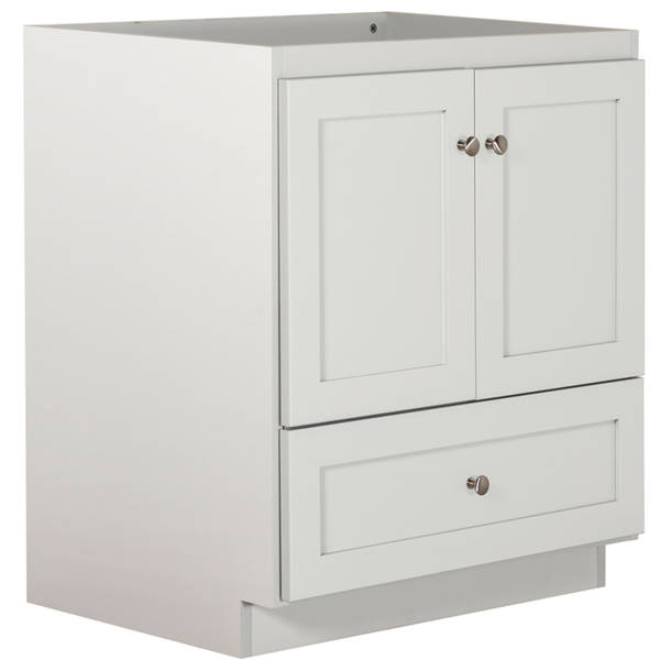 Highland Dunes Cheever Drawer Bank Shaker 12" Bathroom Vanity Base Only ...