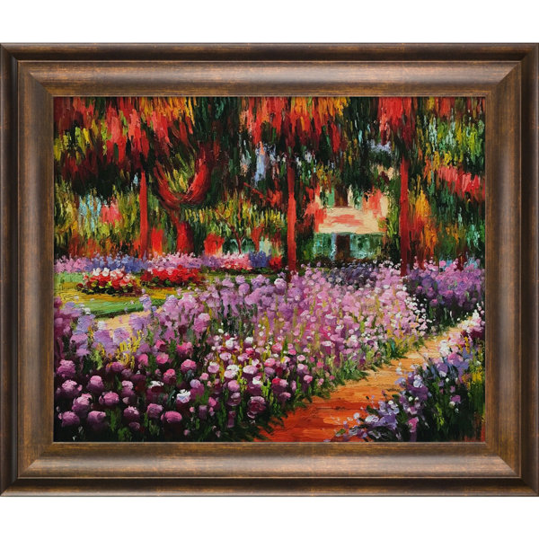 Tori Home Claude Monet - Picture Frame Print on Canvas | Wayfair