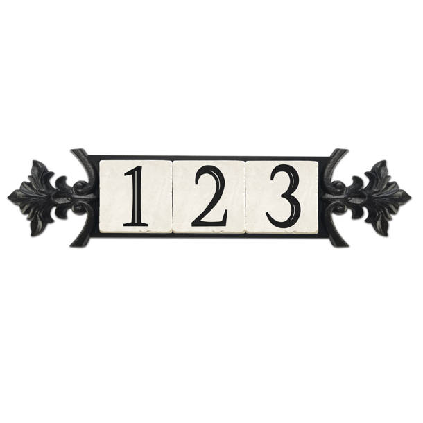 NACH Geogia 1-Line Wall Address Plaque & Reviews | Wayfair