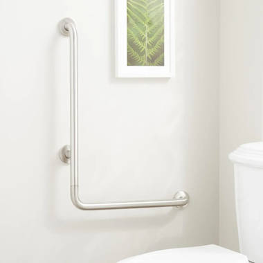 Signature Hardware 32" Pickens Angled Grab Bar | Wayfair