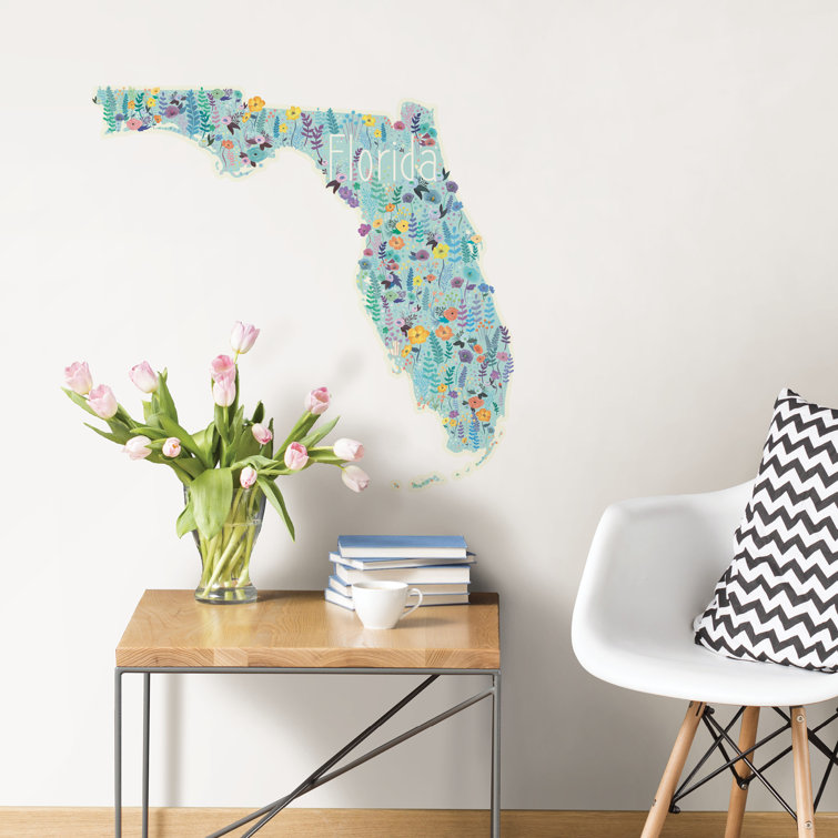 Ebern Designs Florida Wall Decal | Wayfair