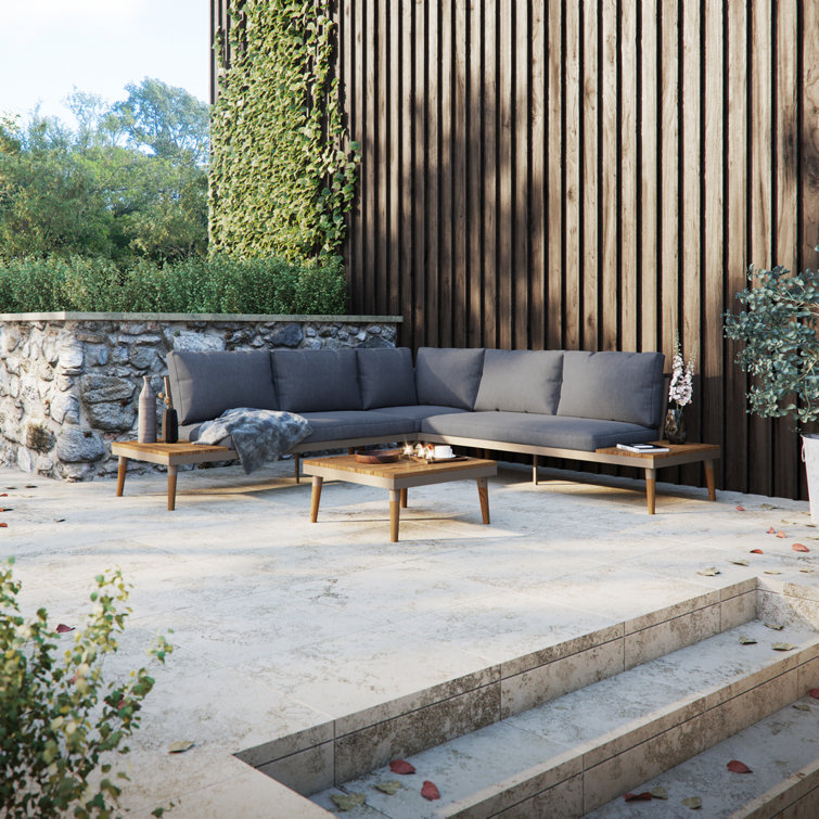 Isabelline Pico 5 - Person Seating Group with Cushions | Wayfair.co.uk