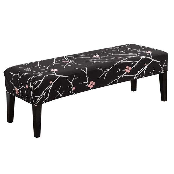 Red Barrel Studio® Dining Bench Cover Removable Bench Slipcover Stretch ...