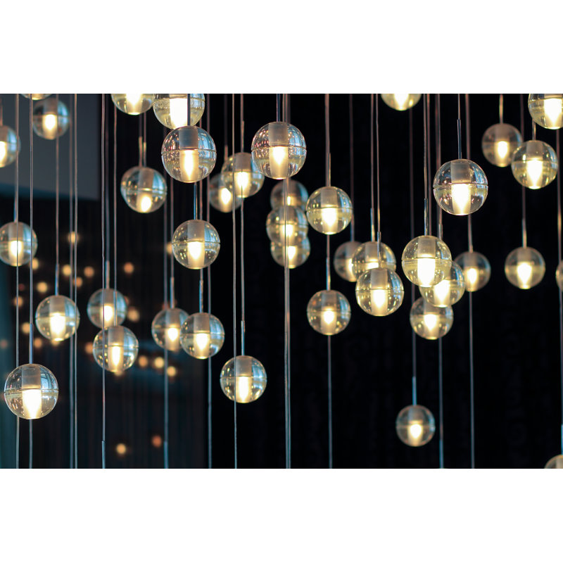 Ebern Designs Lighting Balls by - Wrapped Canvas Print | Wayfair