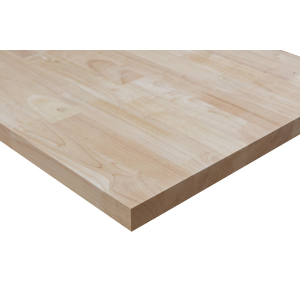 Latitude Run® Unfinished Hevea Butcher Block Countertop & Reviews | Wayfair