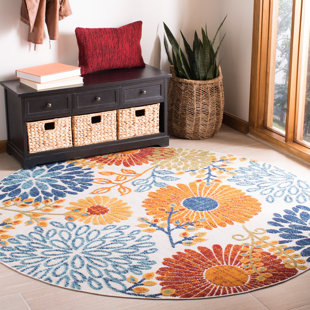 Wayfair | Red Round Outdoor Rugs You'll Love in 2023