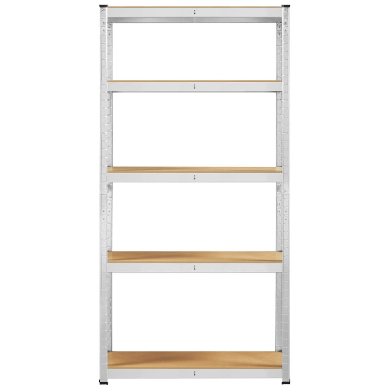 17 Stories 71" H x 35.5" W x 12" D Heavy Duty Steel Shelving Unit ...