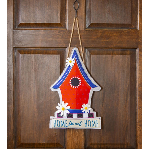 August Grove® Adre Ornate Birdhouse Door Decor | Wayfair