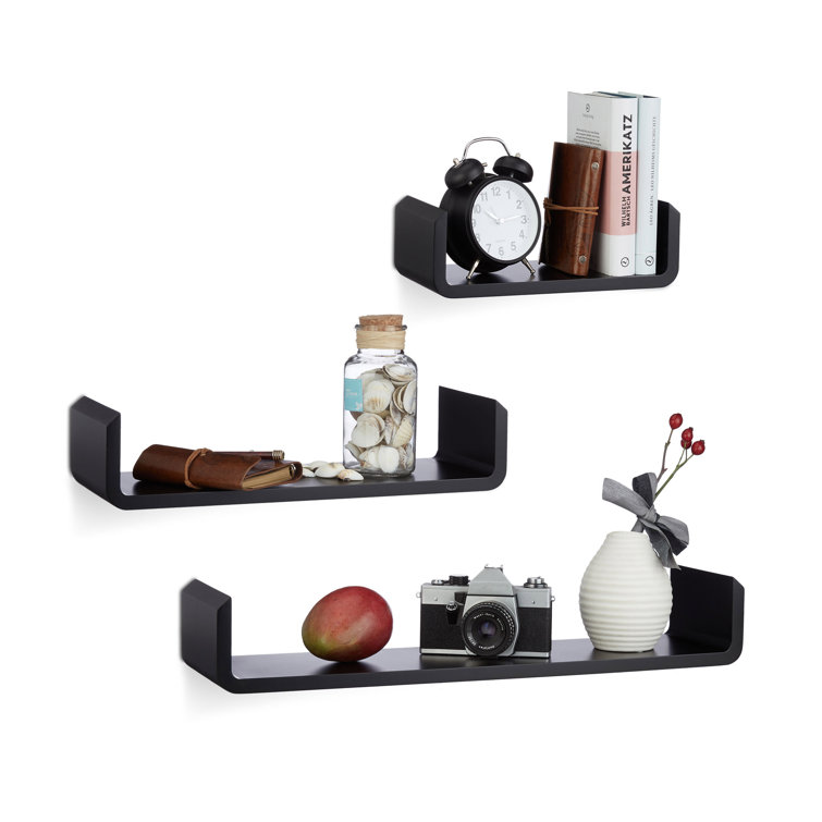17 Stories Milana 3 Piece Floating Shelf Set & Reviews | Wayfair.co.uk